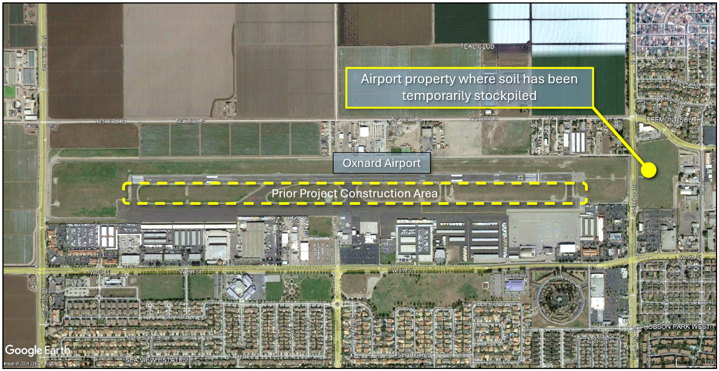 Update on Stockpile Soil at Oxnard Airport – Ventura County Airports
